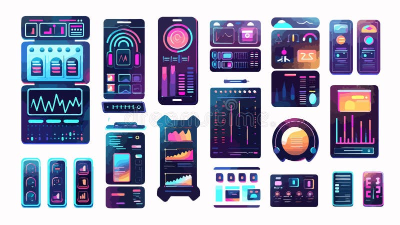 Digital Innovation in Information Technology Stock Vector ...