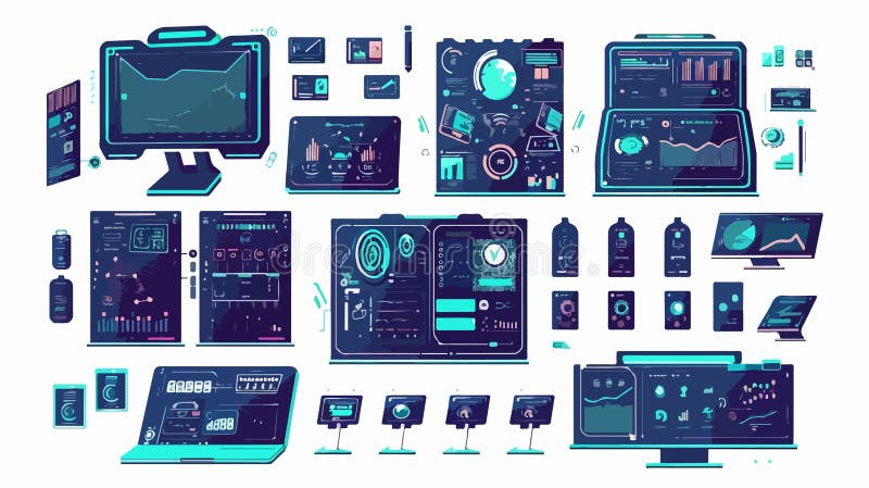 Digital Innovation in Information Technology Stock Vector ...