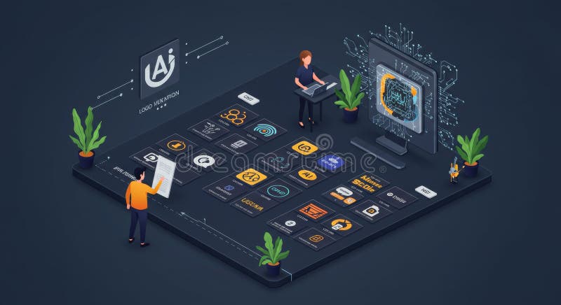 Digital Innovation Lab with Interactive Technology and Futuristic ...