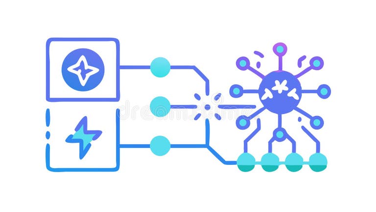 Connected Lightning Bolts Stock Illustrations – 102 Connected Lightning ...