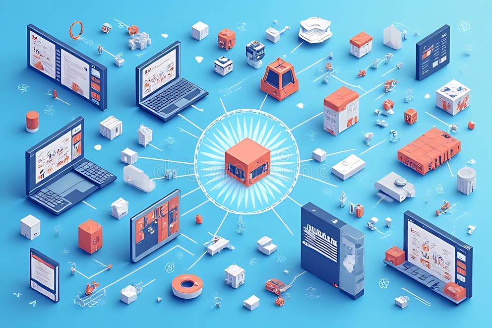 Digital Innovation Visualization Tech Environment Graphic Design Modern ...