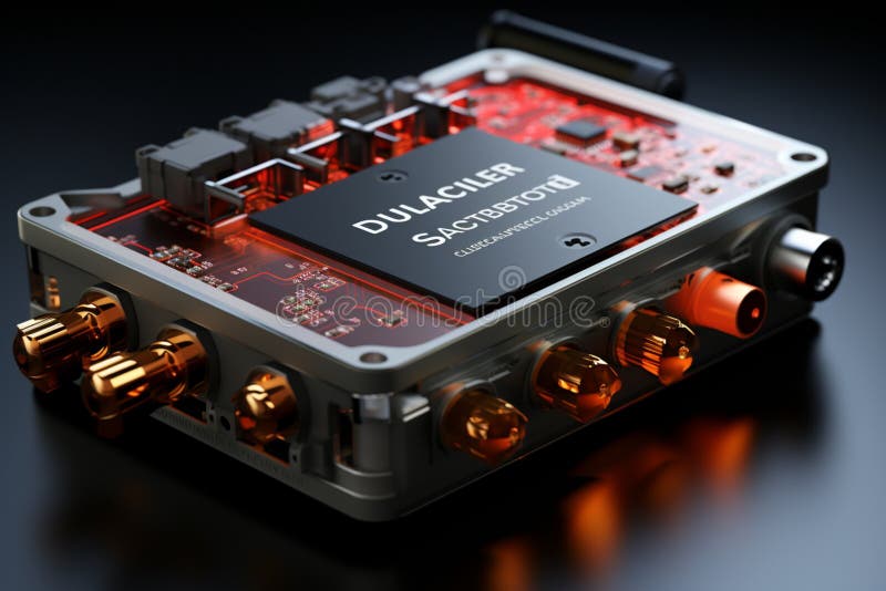 Digital Input Modules stock illustration. Illustration of video - 303011366