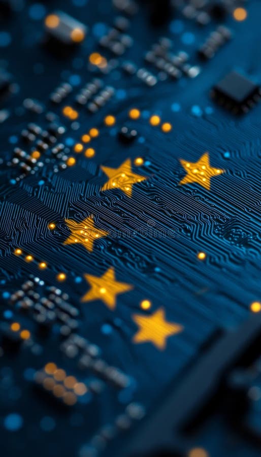 Digital Integration European Union S Constellation of Stars on ...