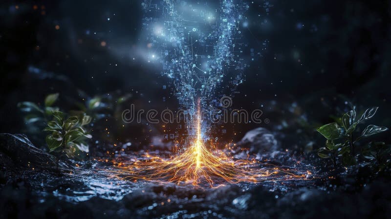 Digital Integration Process Driving Growth Visualizing Nature S ...