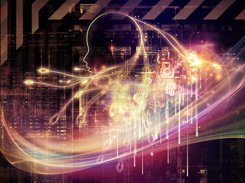 Digital Intelligence stock illustration. Illustration of layout - 32581359