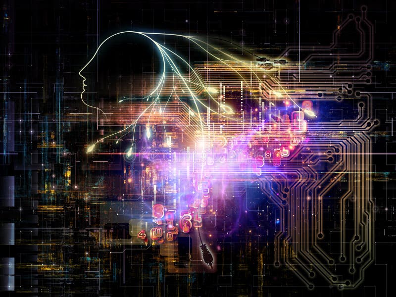 Digital Intelligence stock photo. Image of allegory, intellect - 41520670