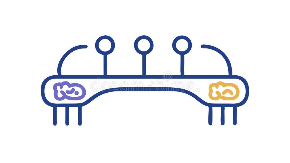 Digital Intelligence Bridge, Smart Connectivity Platform Icon, Vector ...