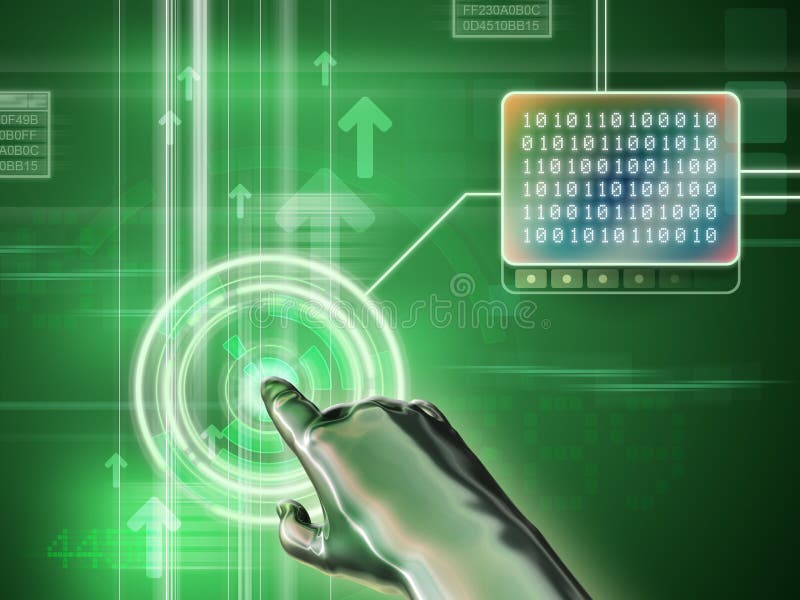 Digital interface stock illustration. Illustration of digital - 7268533