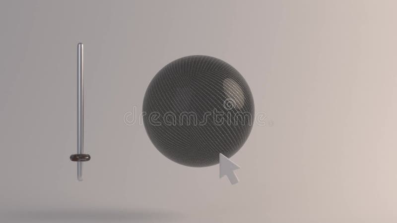 Digital Interface Animation 3D Loop Stock Video - Video of dynamic ...