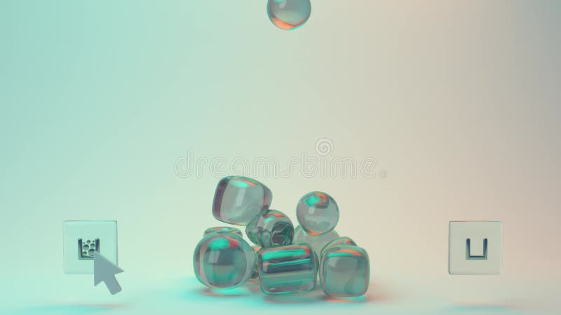 Digital Interface Animation 3D Loop Stock Video - Video of dynamic ...