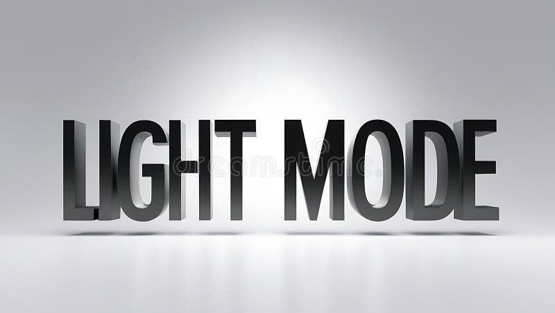 Digital Interface Concept Showing Light Mode Feature Prominently ...