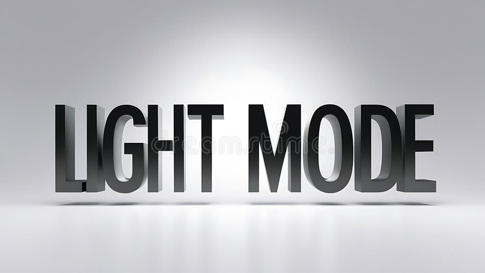 Digital Interface Concept Showing Light Mode Feature Prominently ...