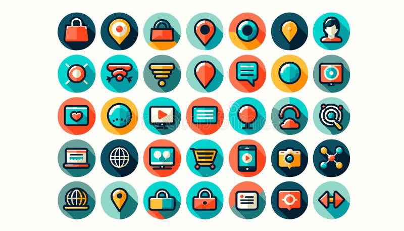 Digital Interface and Connectivity Icon Stock Vector - Illustration of ...