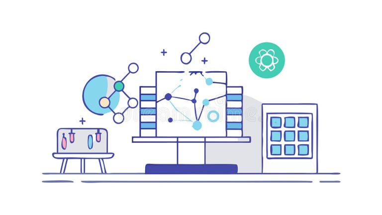 Digital Interface, Data Analysis and User Experience. Vector Design ...