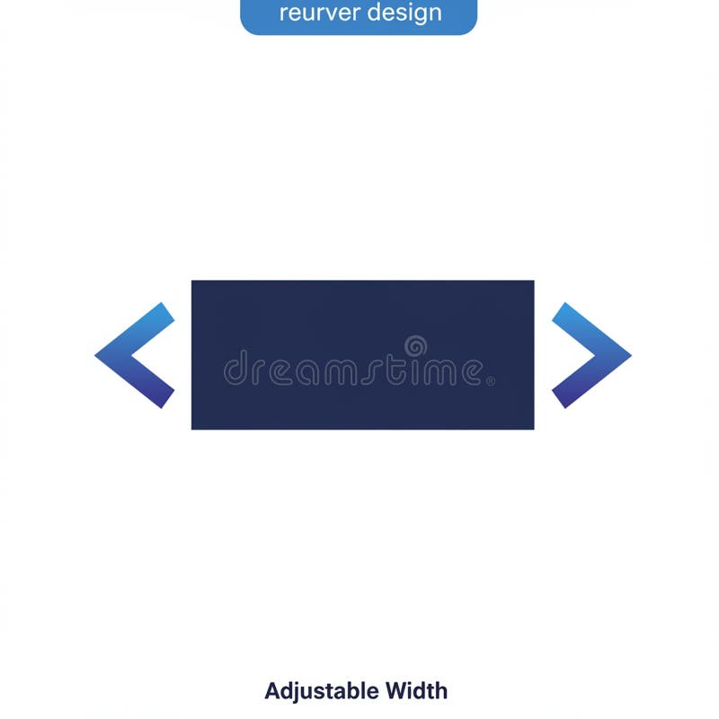 A Digital Interface Design Features a Central Dark Blue Rectangle ...