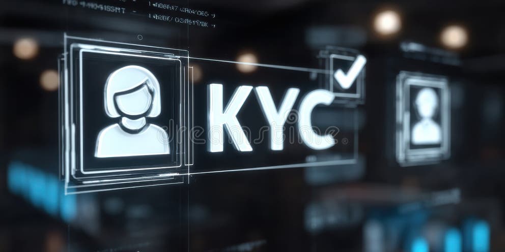 Digital Interface Displaying KYC Verification Process for Identity ...
