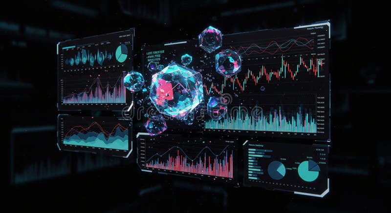 Floating Analytical Graphs Stock Illustrations – 126 Floating ...