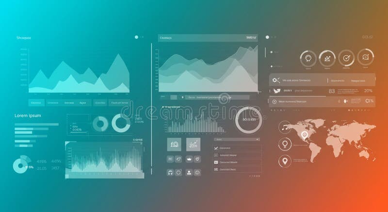Assorted Data Visualizations Stock Illustrations – 16 Assorted Data Visualizations Stock ...