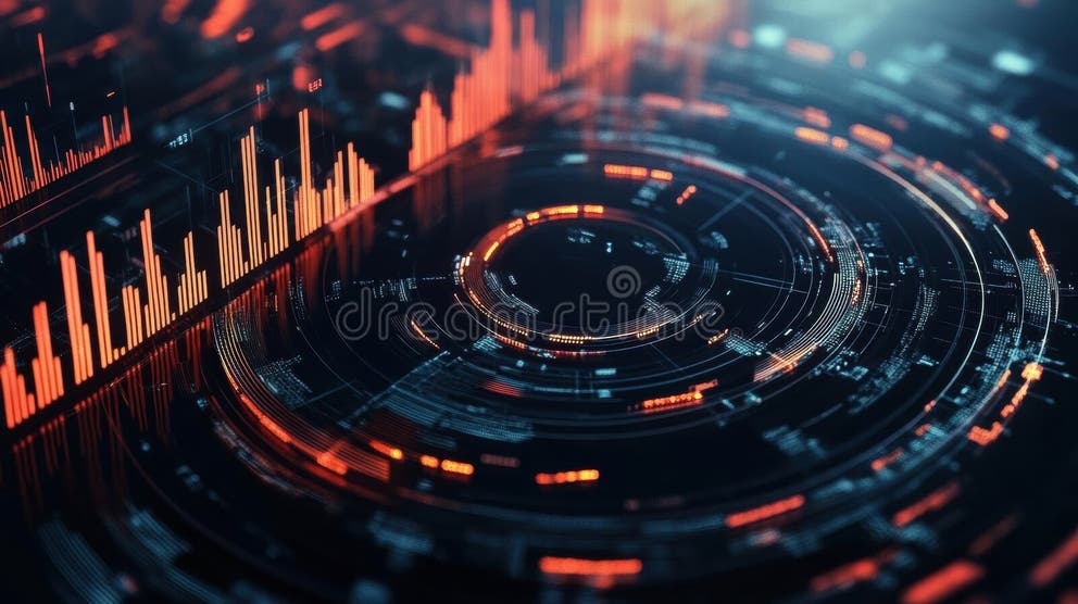 Digital Interface, a Futuristic Visualization of Data and Technology ...