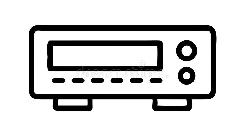 Digital Interface Icon: Screen Control Panel Symbol Vector, Vector ...