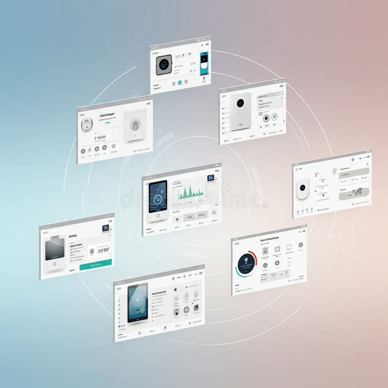 Digital Interface Mockups Stock Illustrations – 4,330 Digital Interface Mockups Stock ...