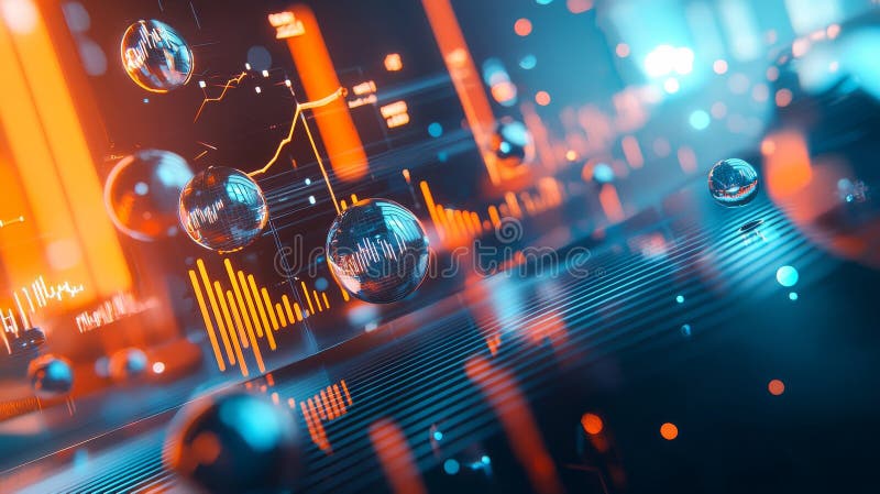 Digital Interface Showcasing AI-driven Technology with Holographic ...