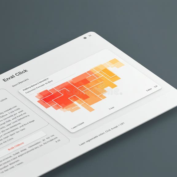 A Digital Interface Showing a Color-coded Heatmap on a Sleek, Neutral ...