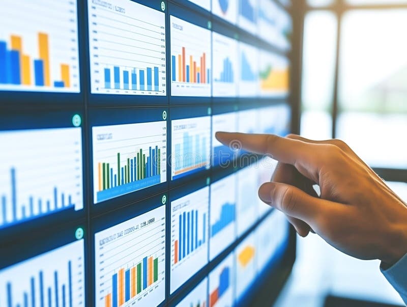 A Digital Interface Showing Future Business Projections, Where AI and ...