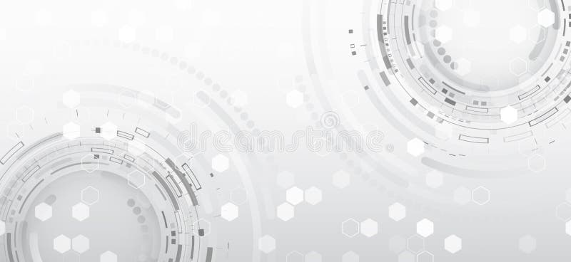 Digital Internet Communication in Grey Background. Wide Cyber Security ...