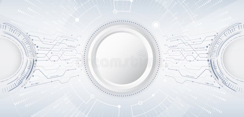 Digital Internet Communication on Grey Background. Wide Cyber Security ...