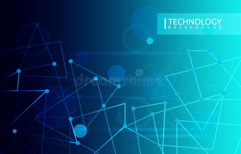 Digital Internet Network Abstract Modern Technology Background Stock ...