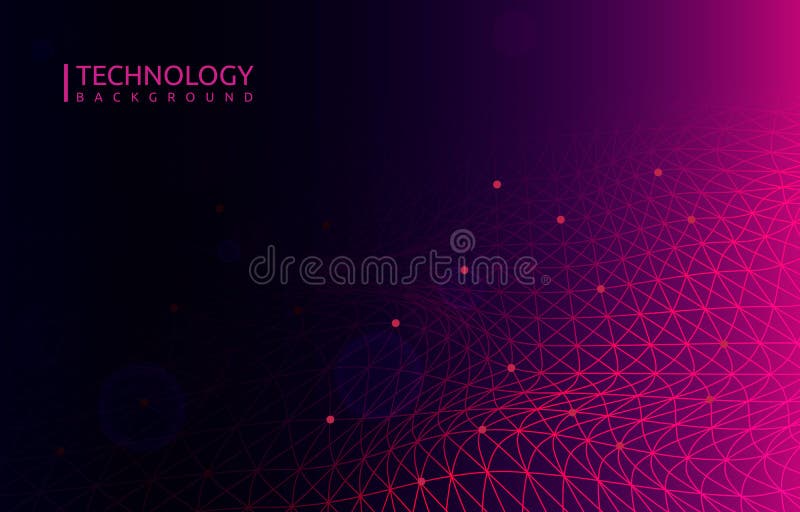 Digital Internet Network Abstract Modern Technology Background Stock ...