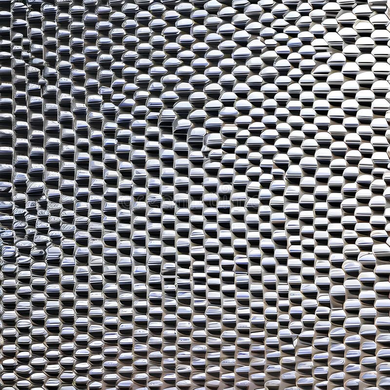 A Digital Interpretation of a Metallic Surface, with Intricate Patterns ...