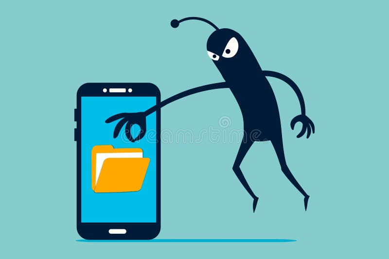 Digital invasion stock illustration. Illustration of drawing - 353382131