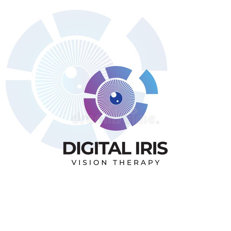 Digital Iris Vision Therapy Logo Stock Illustrations – 14 Digital Iris ...