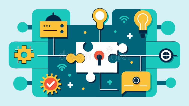 A Digital Jigsaw Puzzle with Each Piece Representing a Key Element of a ...