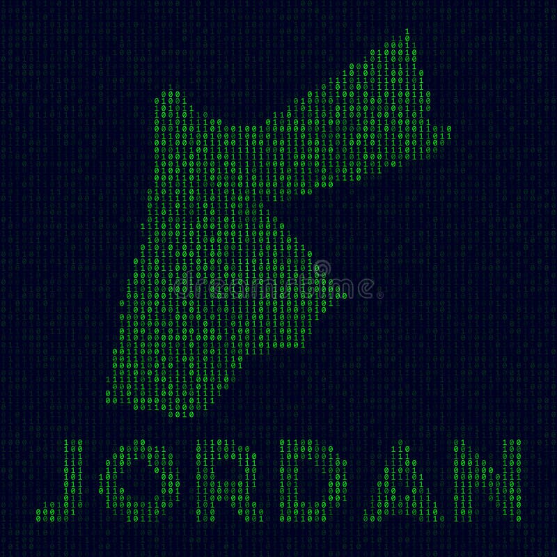 Digital Jordan logo. stock vector. Illustration of computer - 169969111