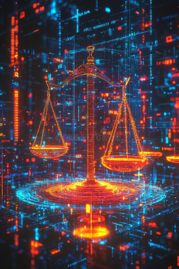 Digital Justice Scales of Law Illuminated in a Cybernetic Landscape of ...