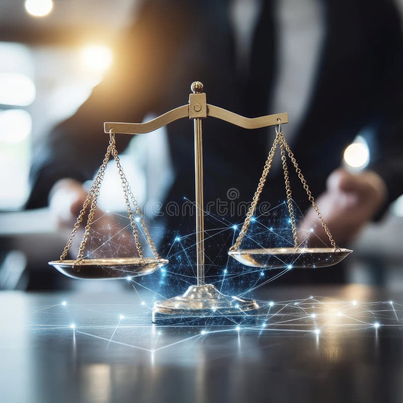 Digital Justice Symbols stock image. Image of reform - 367817263