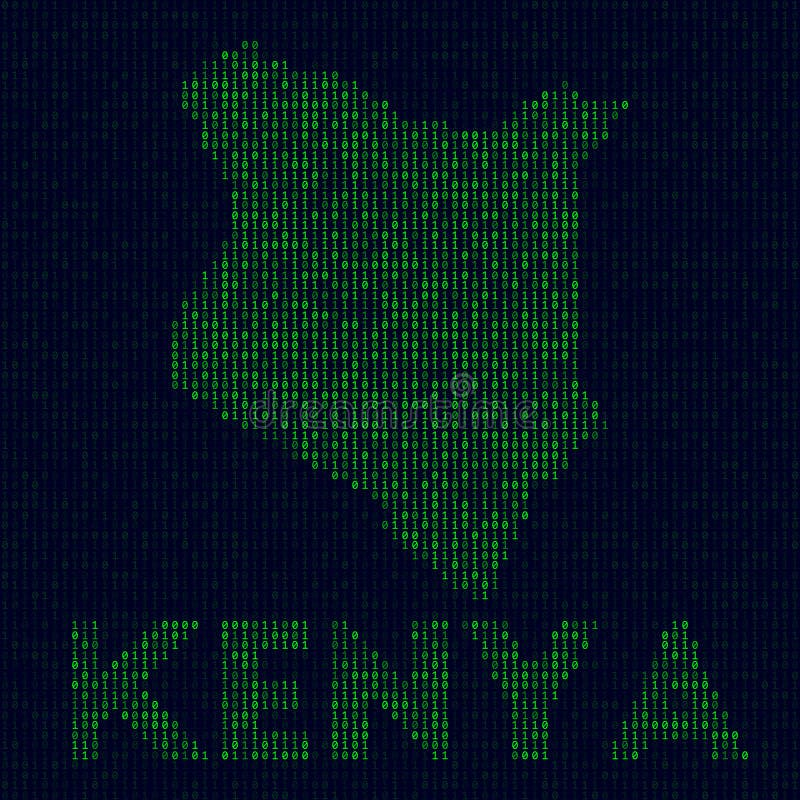 Digital Kenya logo. stock vector. Illustration of geography - 183707689
