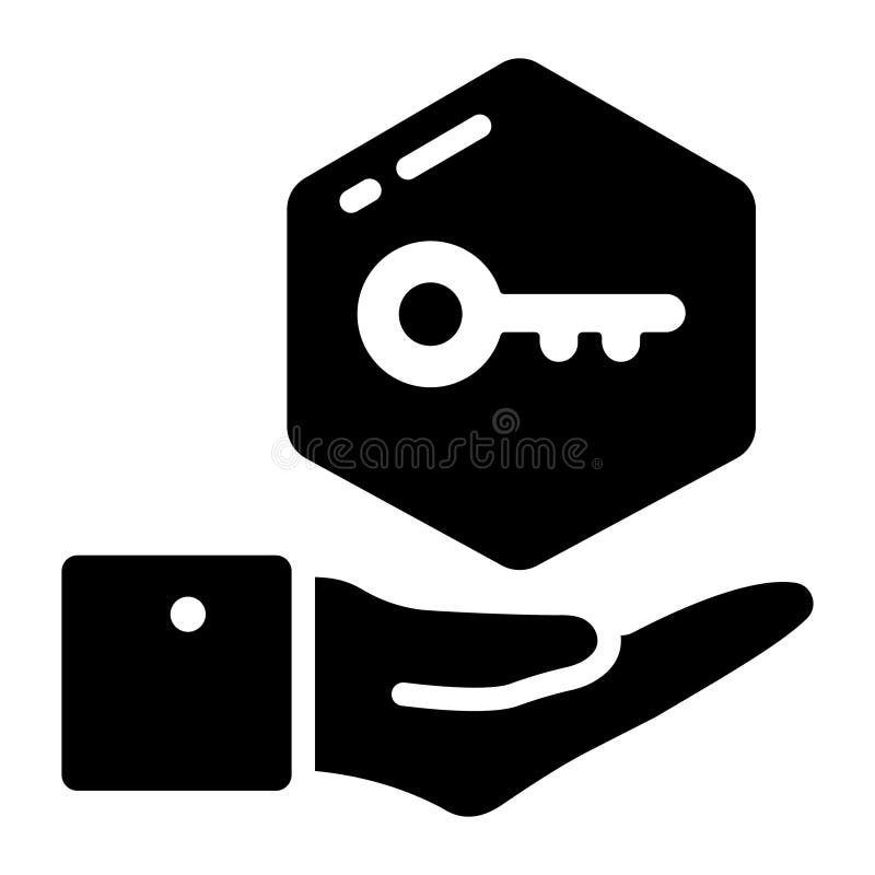Digital Key Icon, Non-fungible Token, Digital Technology Stock Vector ...