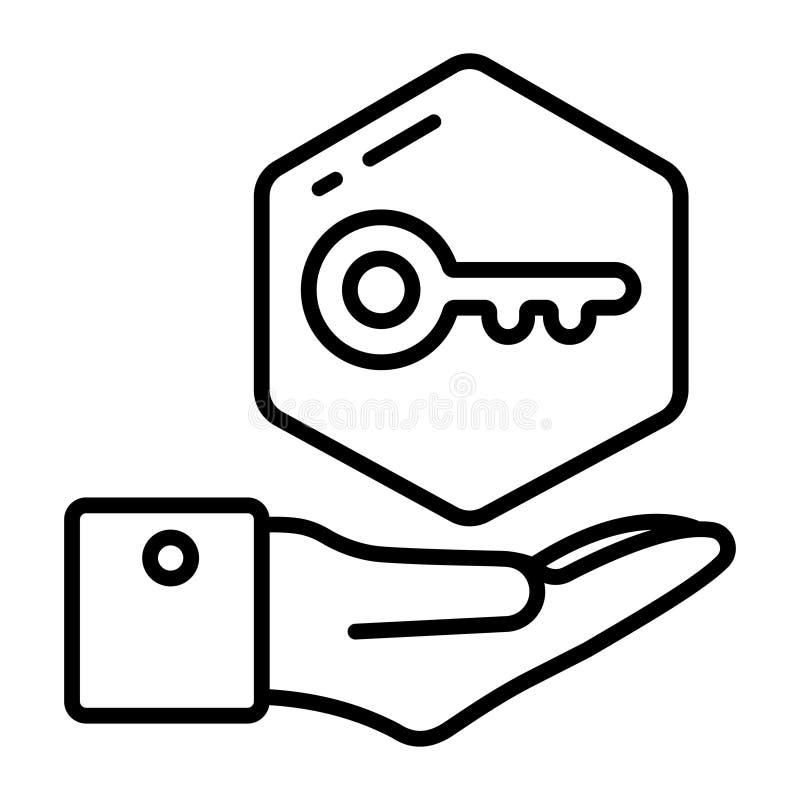 Digital Key Icon, Non-fungible Token, Digital Technology Stock Vector ...