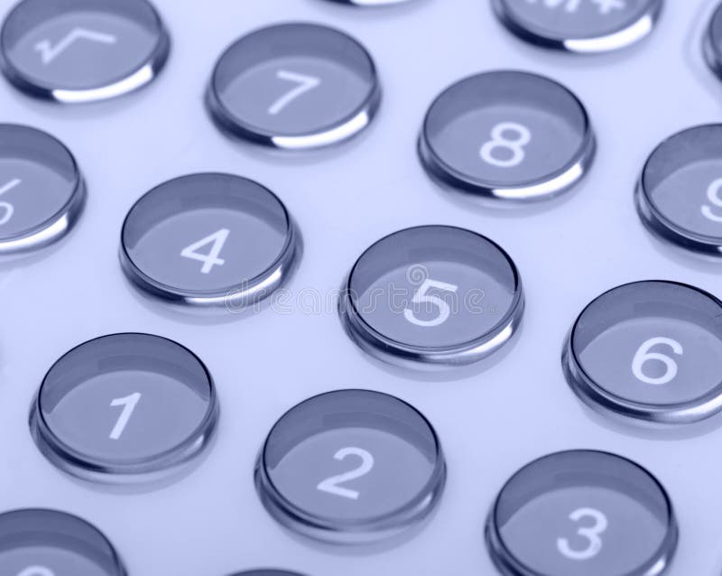 The Digital Keyboard. A Photo Close Up Stock Image - Image of account ...