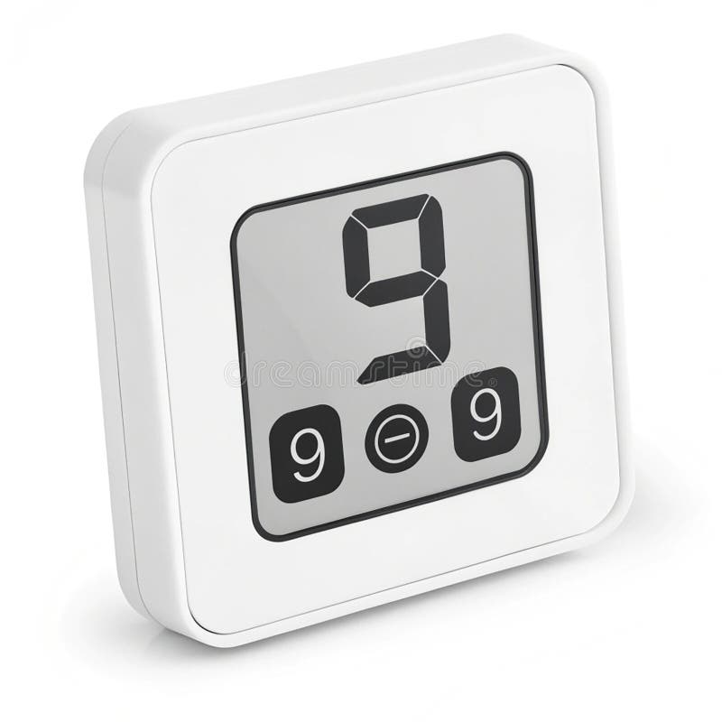 Digital Kitchen Clock Timer PNG Stock Illustration - Illustration of ...