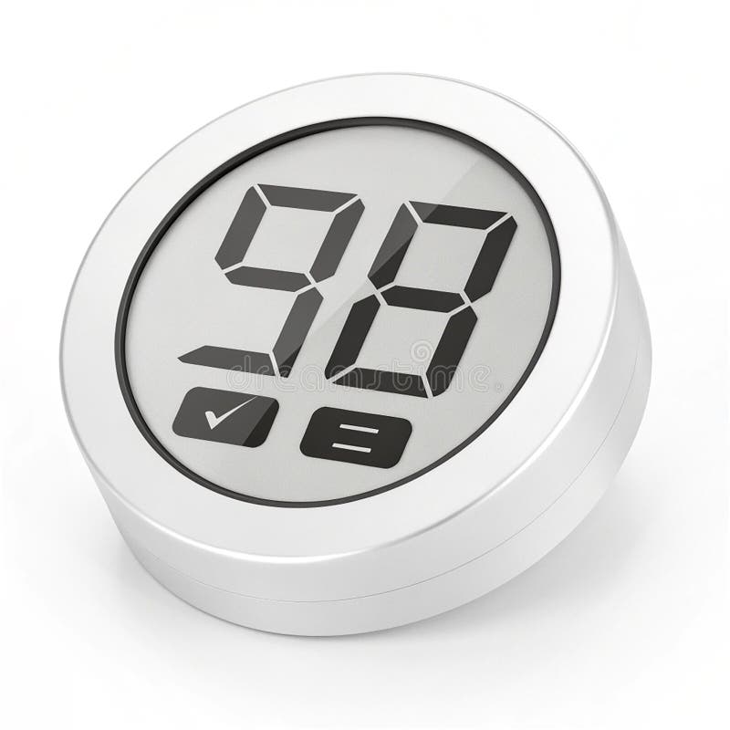 Digital Kitchen Clock Timer PNG Stock Illustration - Illustration of ...