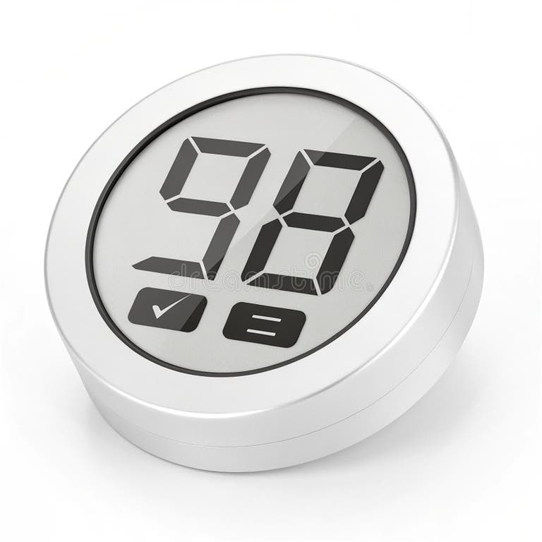 Digital Kitchen Clock Timer PNG Stock Illustration - Illustration of ...