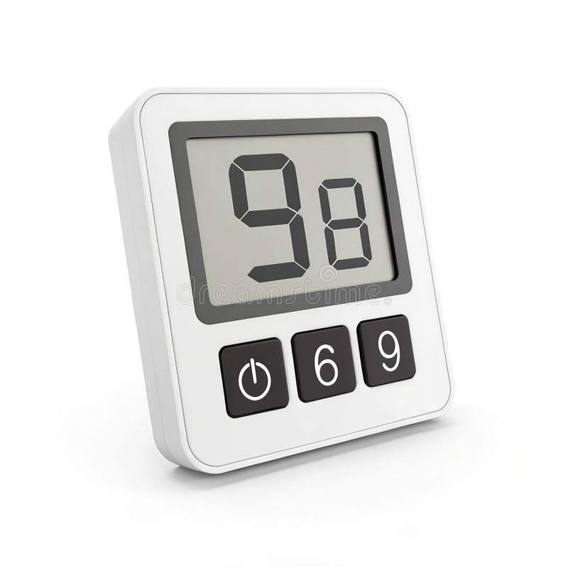 Digital Kitchen Clock Timer PNG Stock Illustration - Illustration of ...