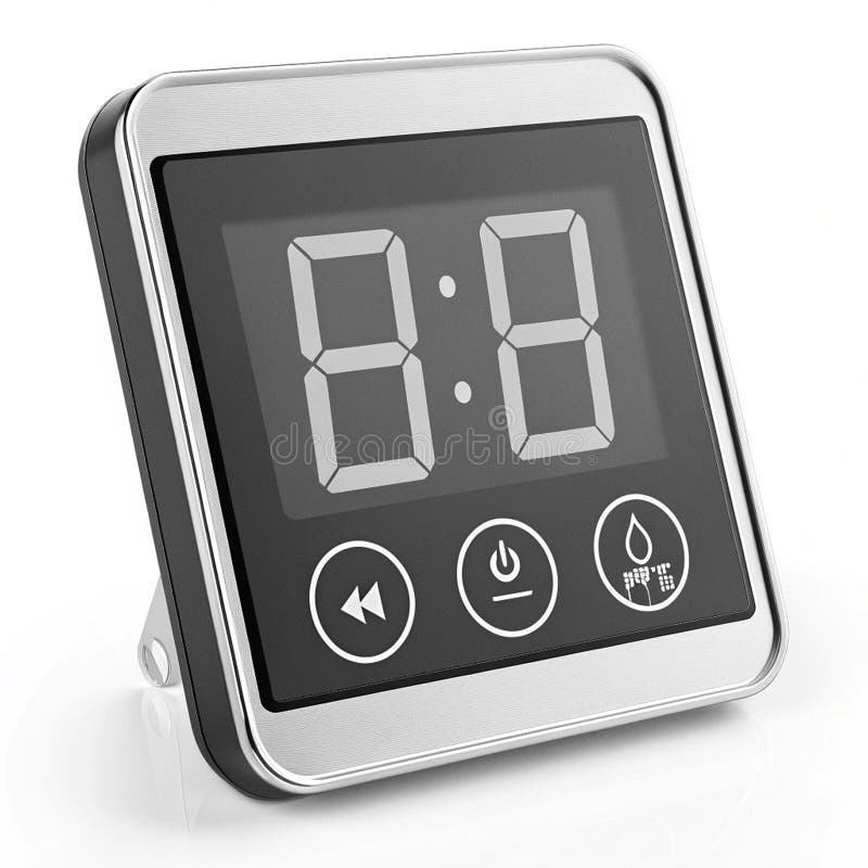 Digital Kitchen Clock Timer PNG Stock Illustration - Illustration of ...