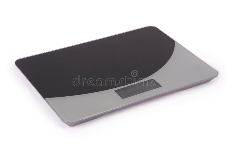 Digital kitchen scale stock photo. Image of diet, blank - 127613144