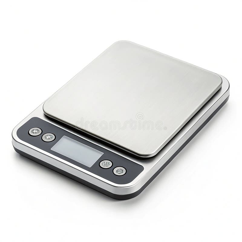 Kitchen Scale Icon Isolated on White Background from Technology Devices ...